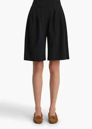 Khaite Poppy Knee-length Short - Black