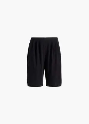 Khaite Poppy Knee-length Short - Black