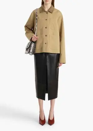 Khaite Wyatt Chore Jacket - Wheat
