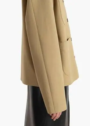 Khaite Wyatt Chore Jacket - Wheat