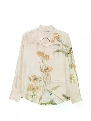 PIERRE-LOUIS MASCIA Floral Print Button-down Shirt