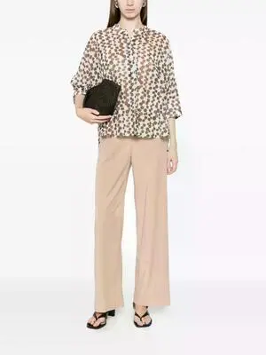 TRAME AUREE Polka Dot Print Blouse