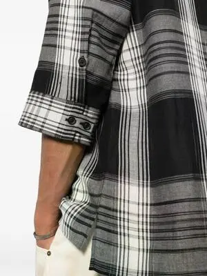 Yohji Yamamoto Plaid Button Shirt