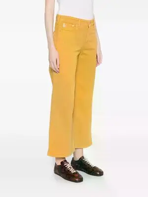 Ag Wide Leg Crop Jeans