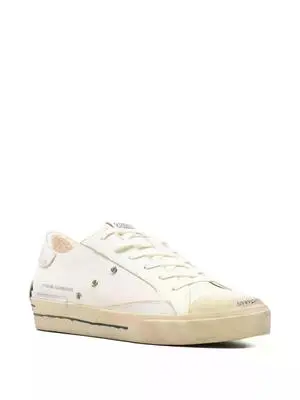 CRIME LONDON Recut Low Sneakers - White