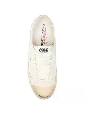 CRIME LONDON Recut Low Sneakers - White