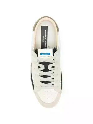 CRIME LONDON Sk8 Deluxe Leather Sneakers