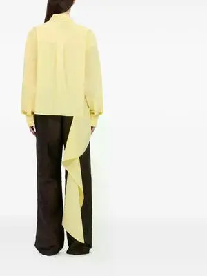 MSGM Asymmetric Long-sleeve Shirt