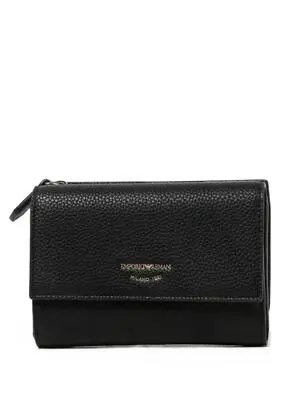 Giorgio Armani Zip Fastening Wallet - Black