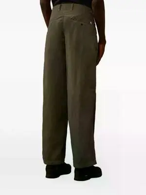 C.P. COMPANY Straight Trousers - Green