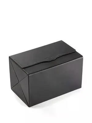 Oliver Spencer Four-slot Leather Frame Case - Black