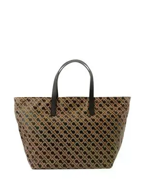 GHERARDINI Patterned Handle Tote Bag
