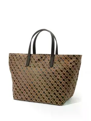 GHERARDINI Patterned Handle Tote Bag