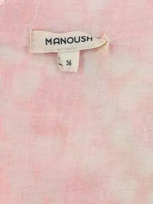 Manoush Flower Appliqué Pleated Dress