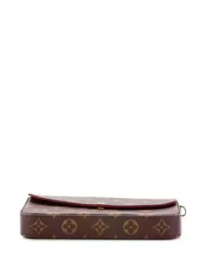 LOUIS VUITTON Felicie Pochette Monogram Canvas - Brown