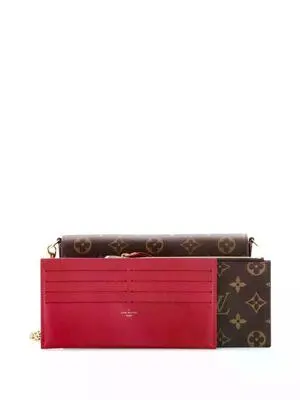 LOUIS VUITTON Felicie Pochette Monogram Canvas - Brown