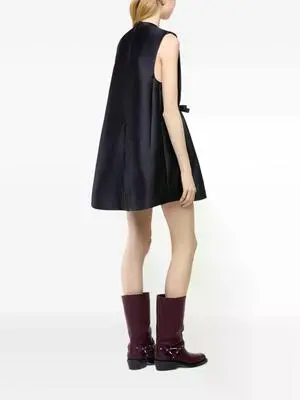 Rabanne Bow Mini Dress - Black