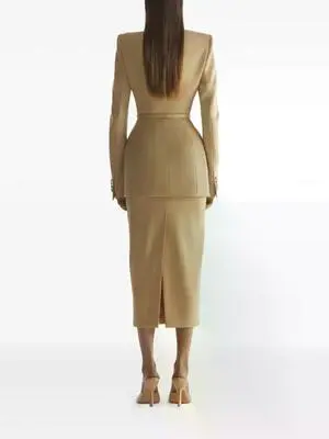 MUGLER Hourglass Jacket - Neutrals
