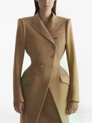 MUGLER Tailored Double-breasted Coat