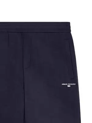 Armani Exchange Logo-detail Elasticated-waistband Track Pants