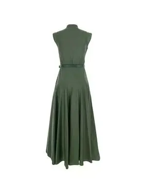 Max Mara Cotton Poplin Dress - Green