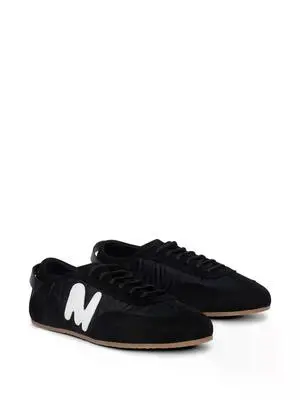 MSGM Logo Appliqué Sneakers - Black