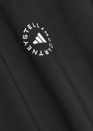 Stella McCartney Adidas X Training Cropped Stretch-jersey Top - Black