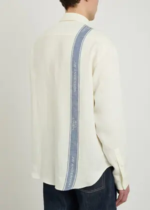 JW Anderson Logo Linen Shirt