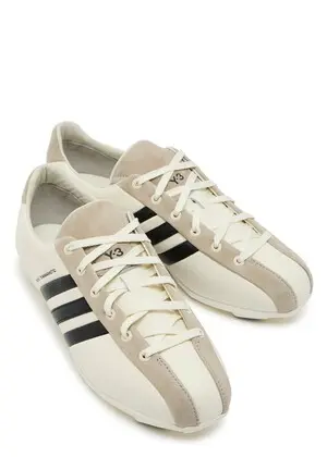 Y3 Panelled Leather Sneakers