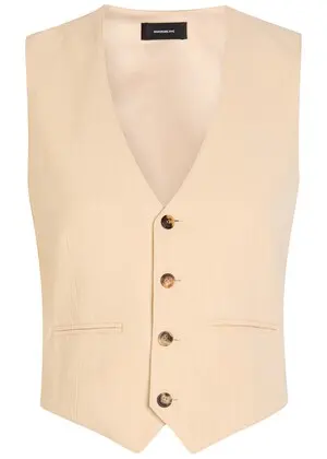 Wardrobe.nyc Button Detailed Vests For Women