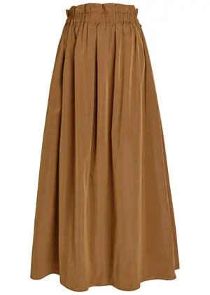 Herno Shell Midi Skirt - Camel