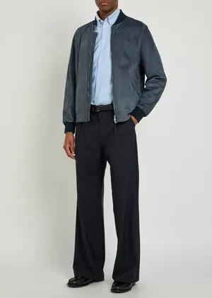 VALSTAR Evans Suede Bomber Jacket