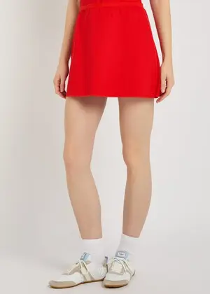 SPENCE Piqué Ponte Mini Skirt