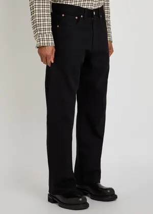 Our Legacy Third Cut Straight-leg Denim Jeans - Black