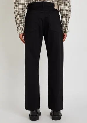 Our Legacy Third Cut Straight-leg Denim Jeans - Black