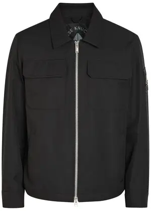 Moose Knuckles Jacques Logo Woven Jacket