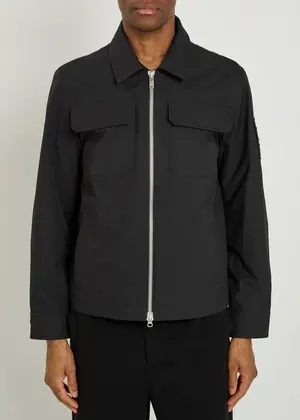 Moose Knuckles Jacques Logo Woven Jacket