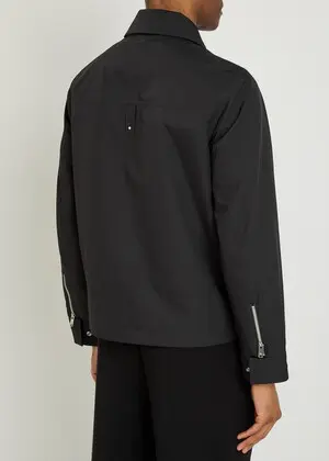 Moose Knuckles Jacques Logo Woven Jacket