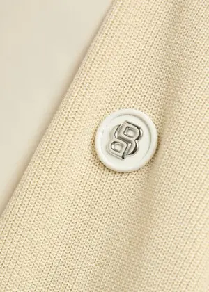 BOSS Quilted Knit Cotton And Shell Jacket