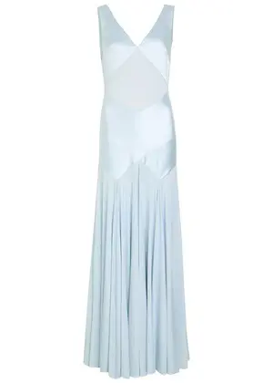 Self-portrait Flared Evening Dresses