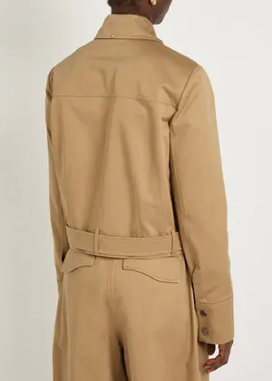 Sportmax Cotton Belted Jacket