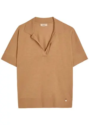 Herno Fine-knit Polo Top