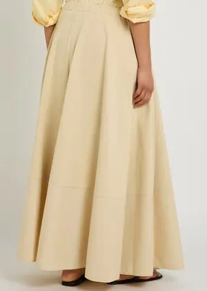 Max Mara Ribes Jersey Maxi Skirt