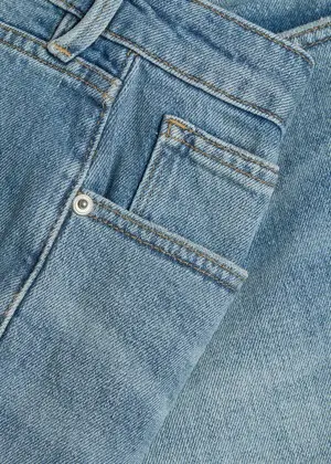 Good American Stretch-denim Shorts