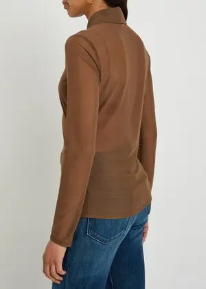 Good American Stretch-mesh Shirt