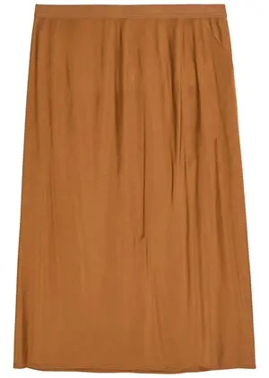 Rick Owens Stretch-jersey Knee-length Skirt - Tan