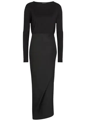 Our Legacy Twisted Wrap-tie Cotton Maxi Dress
