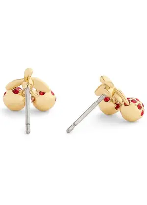 COACH Cherry Pavé Stud Earrings