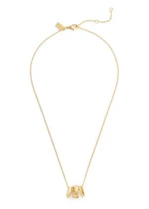 COACH Braided Charm Necklace