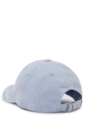 Acne Studios Logo-embroidered Cotton Cap - Light Blue